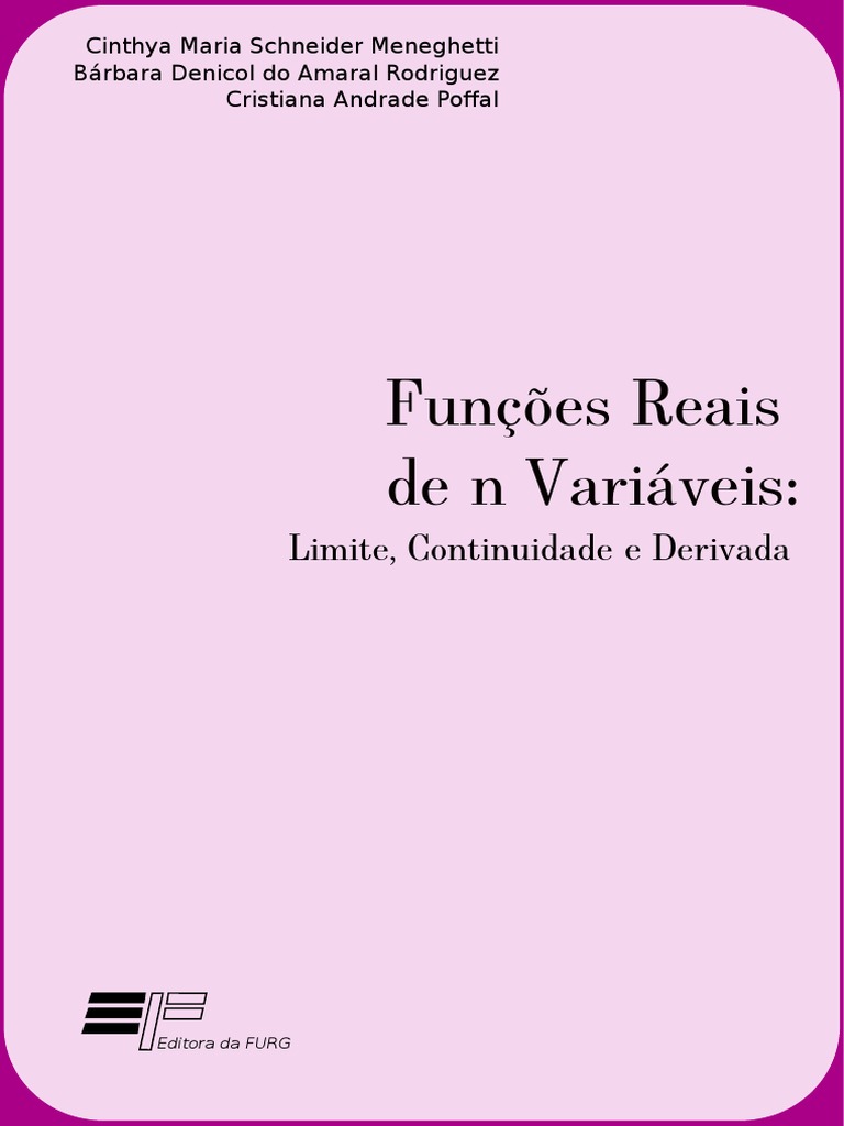 Funcoes Reais de N Variaveis | PDF Funcoes Reais de N Variaveis | PDF