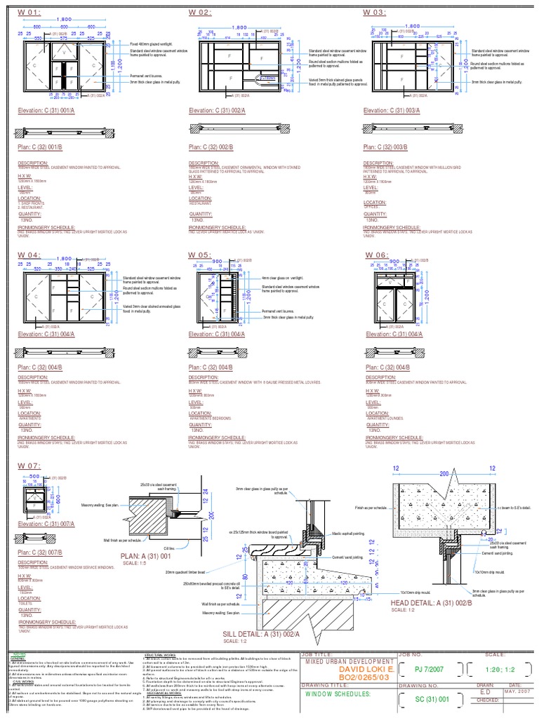 Window Schedule | PDF