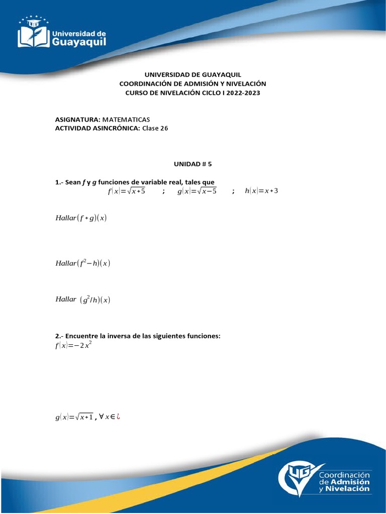 Tarea - U5 - Clase 26 - S7 | PDF | Teaching Methods & Materials