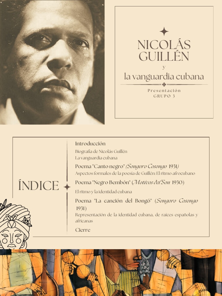 Nicolás Guillén y la identidad cubana | PDF