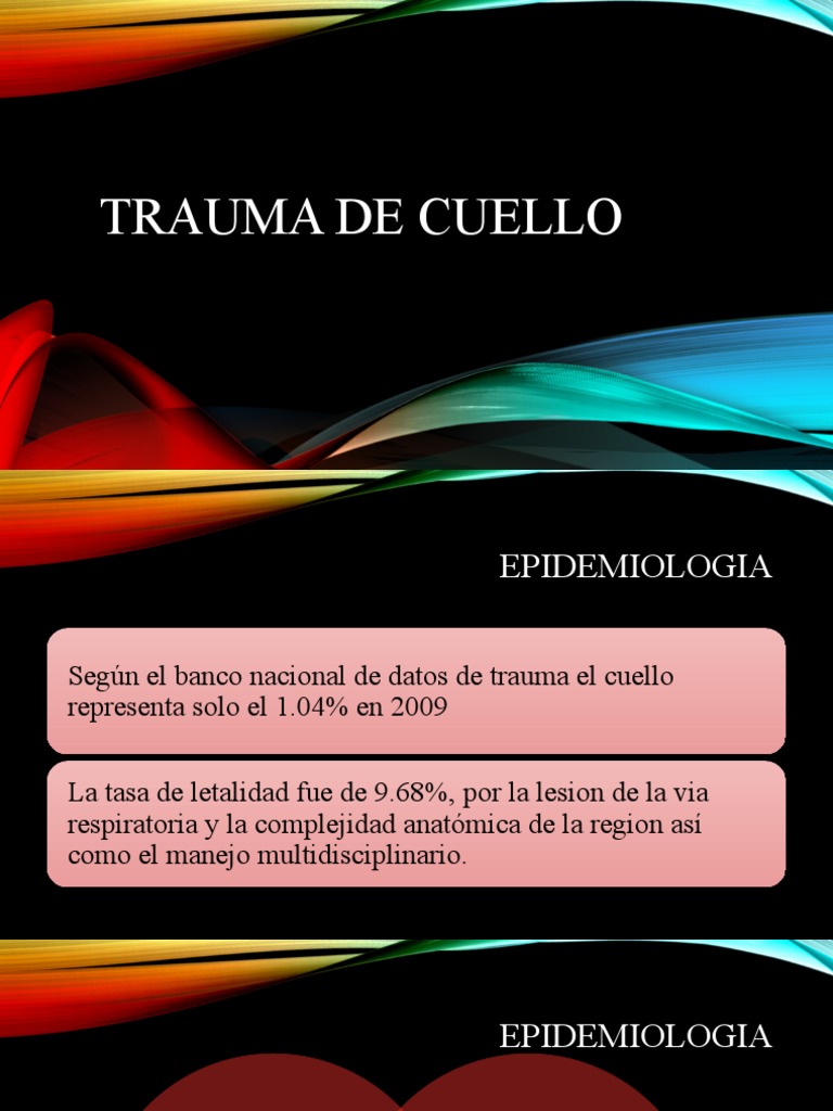 trauma de cuello | PDF