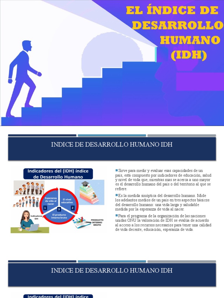 IDH | PDF | Índice de Desarrollo Humano | Bienestar