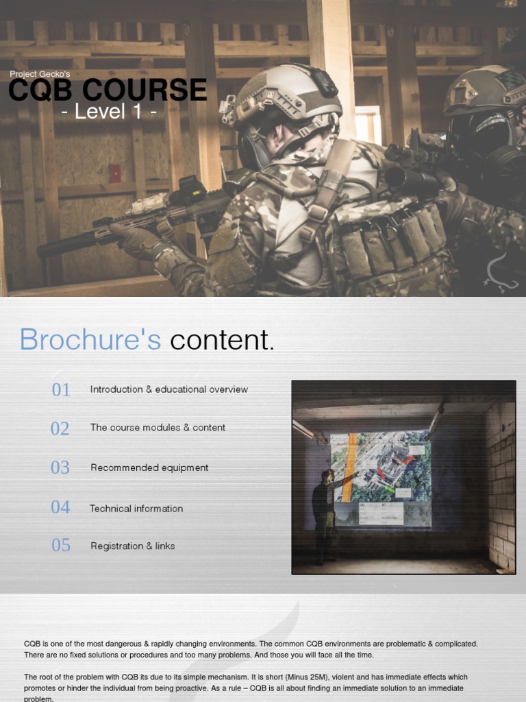 CQB Level 1 2016 - Germany | PDF