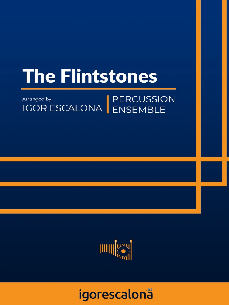 The Flintstones - Percussion Ensemble | PDF