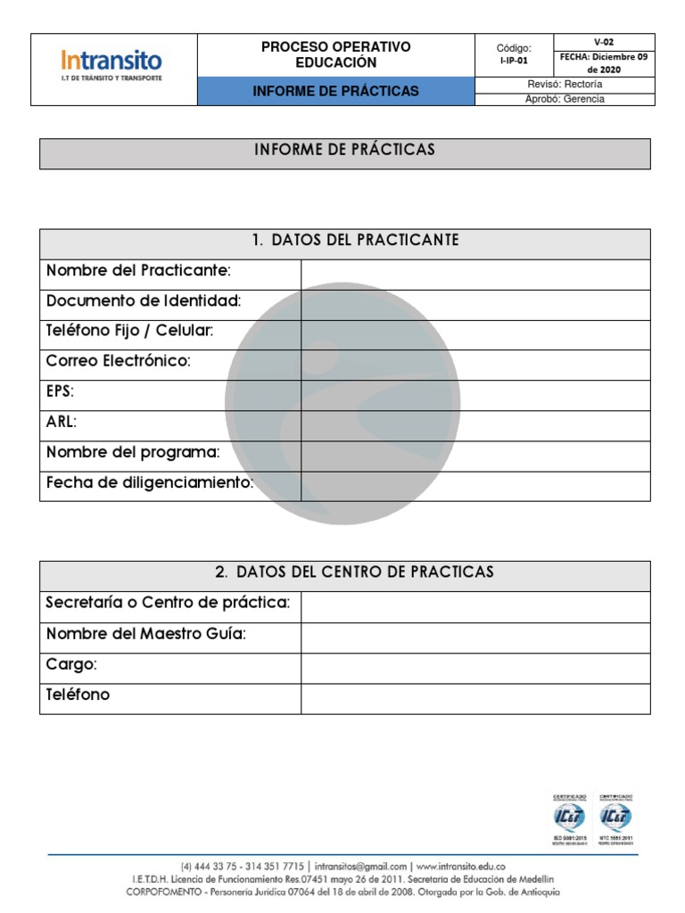 I-Ip-01 Informe de Prácticas | Descargar gratis PDF | Informática