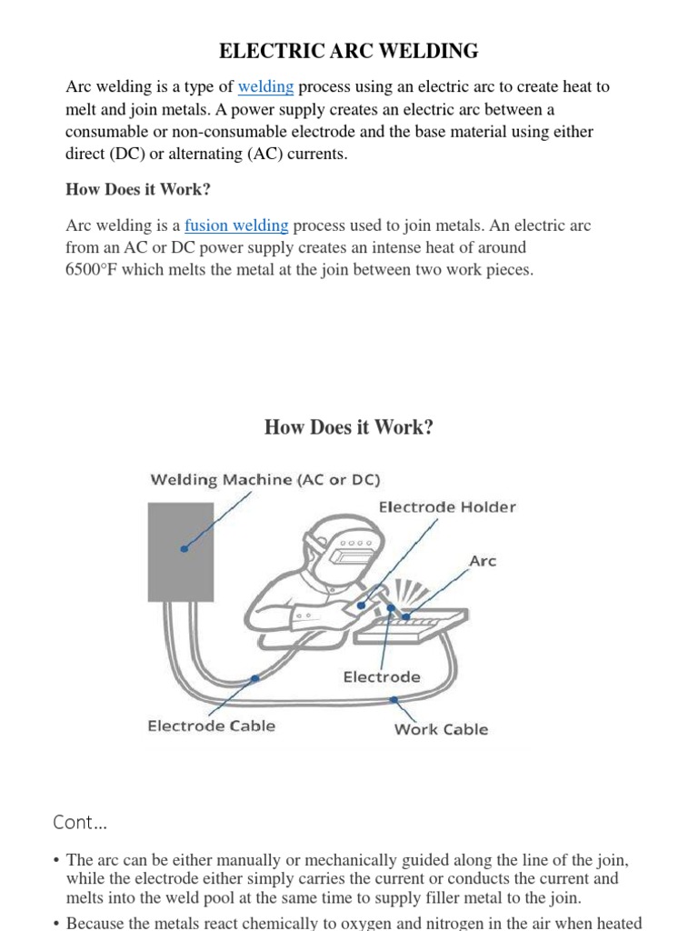 Electric Arc Welding | PDF