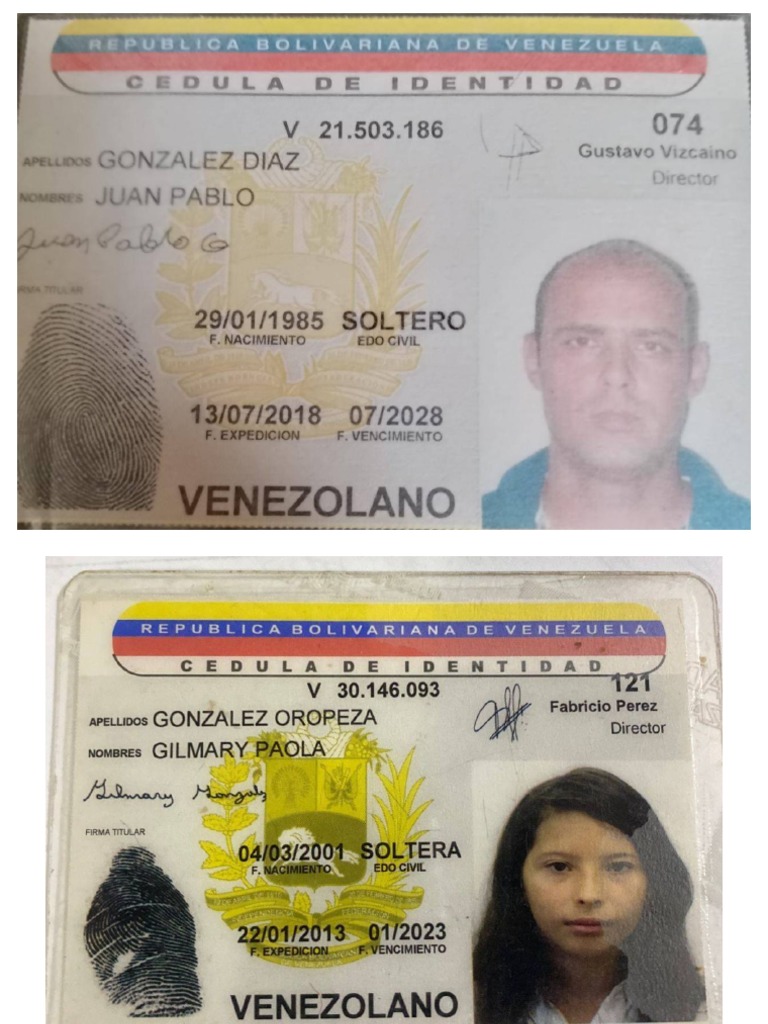 Cedula Juan p-1 | PDF