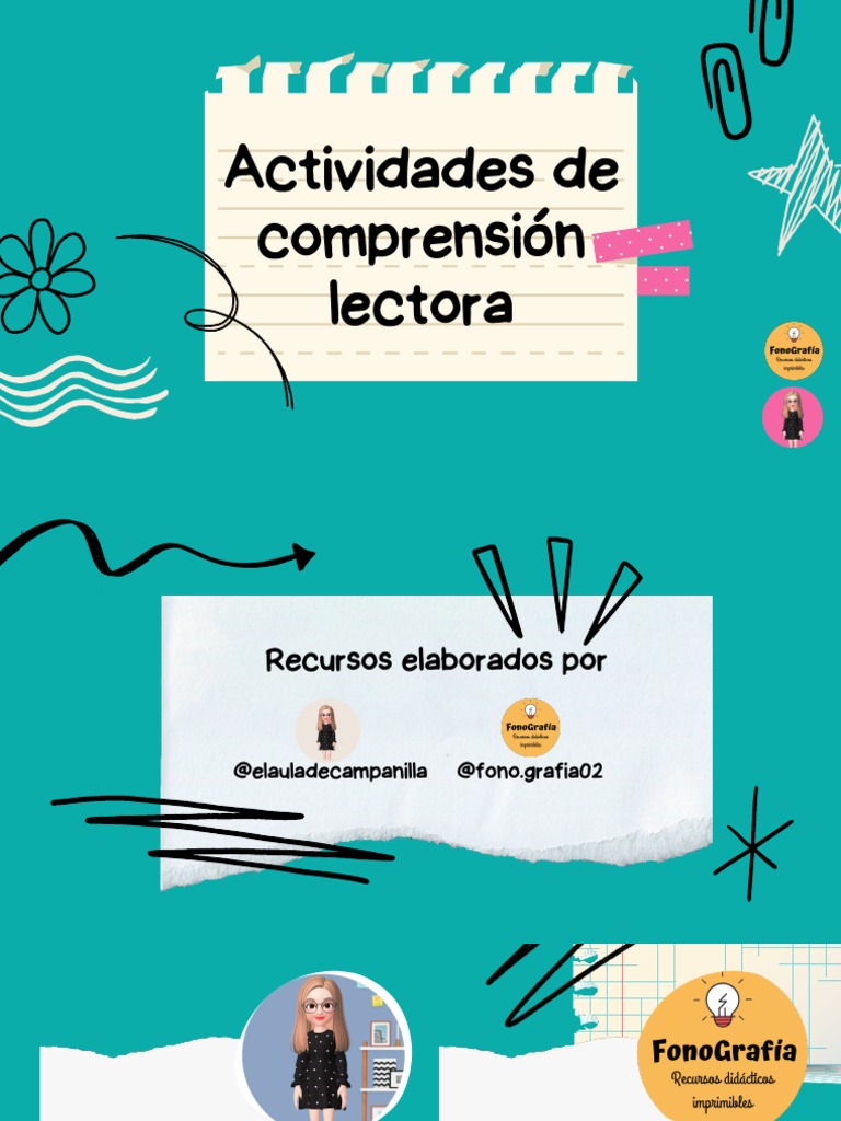 Recursos de Comprensión Lectora | PDF
