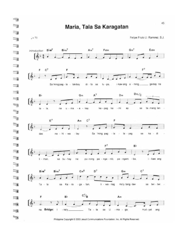 Maria Tala Sa Karagatan | PDF