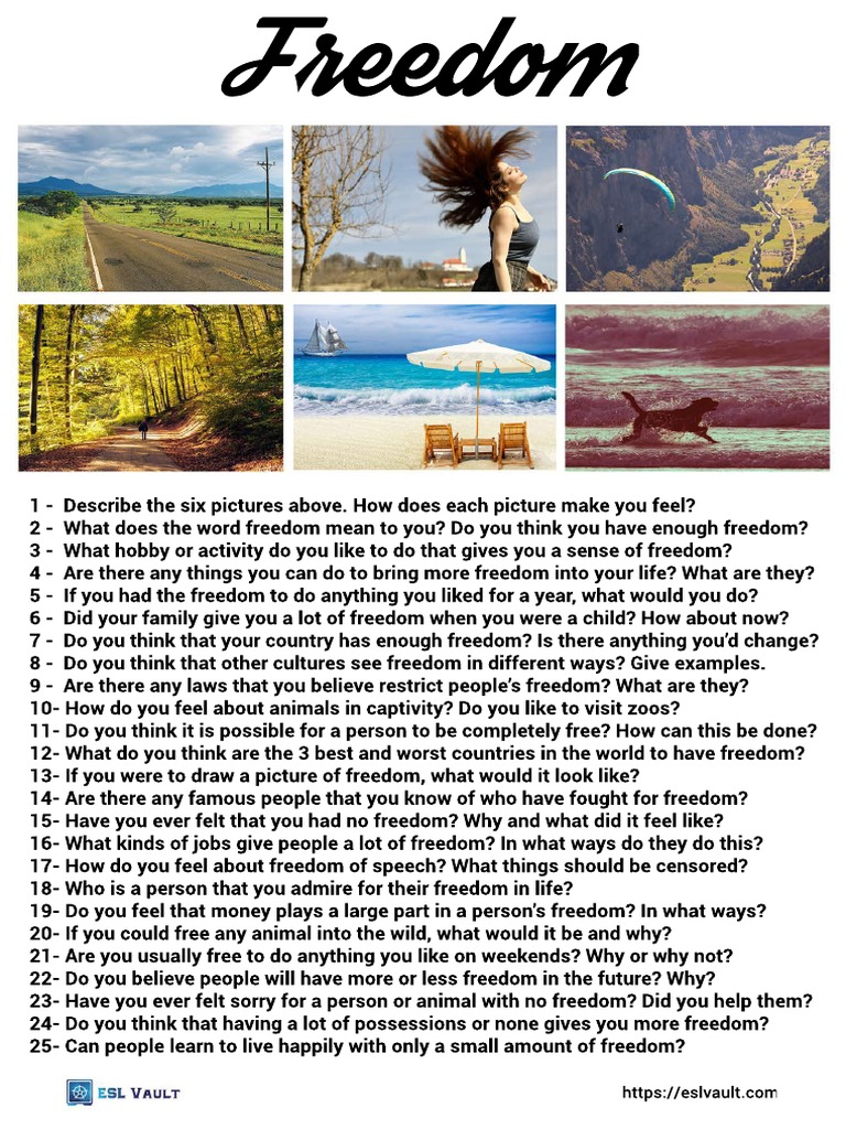 25 Freedom Conversation Questions | PDF