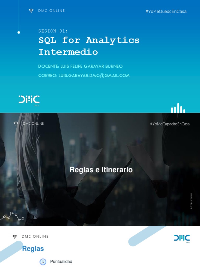 SQL Server Intermedio - Sesión 1 | PDF | SQL | Datos de computadora