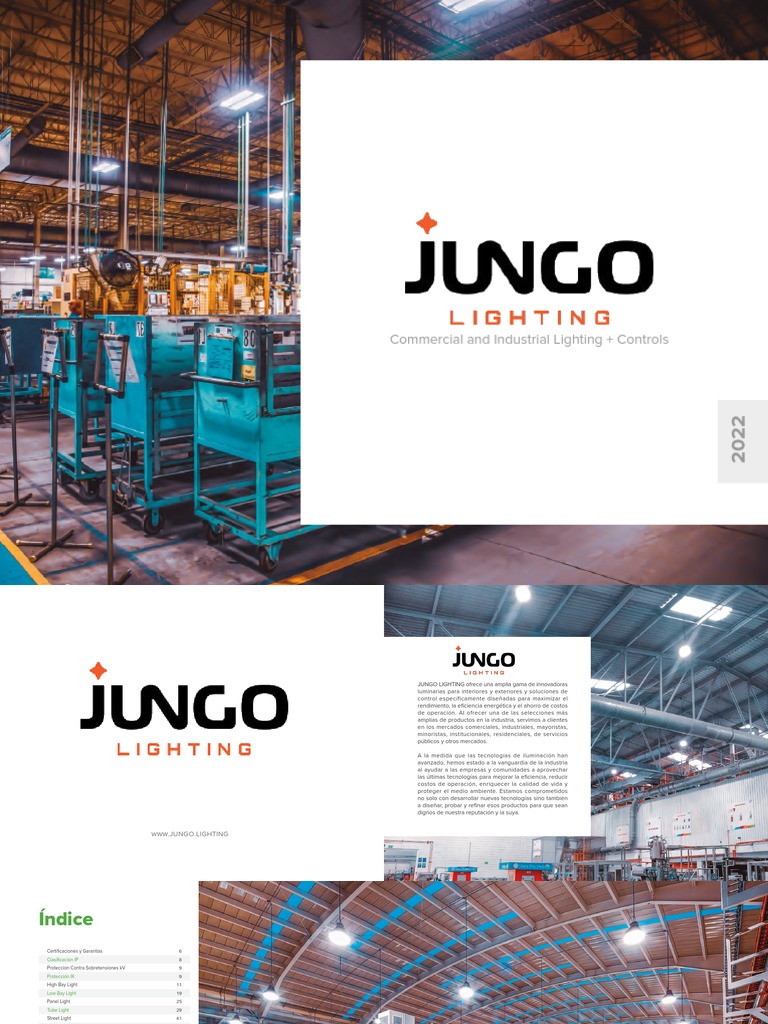 Jungo Brochure | PDF | Diodo emisor de luz | Uso eficiente de energía