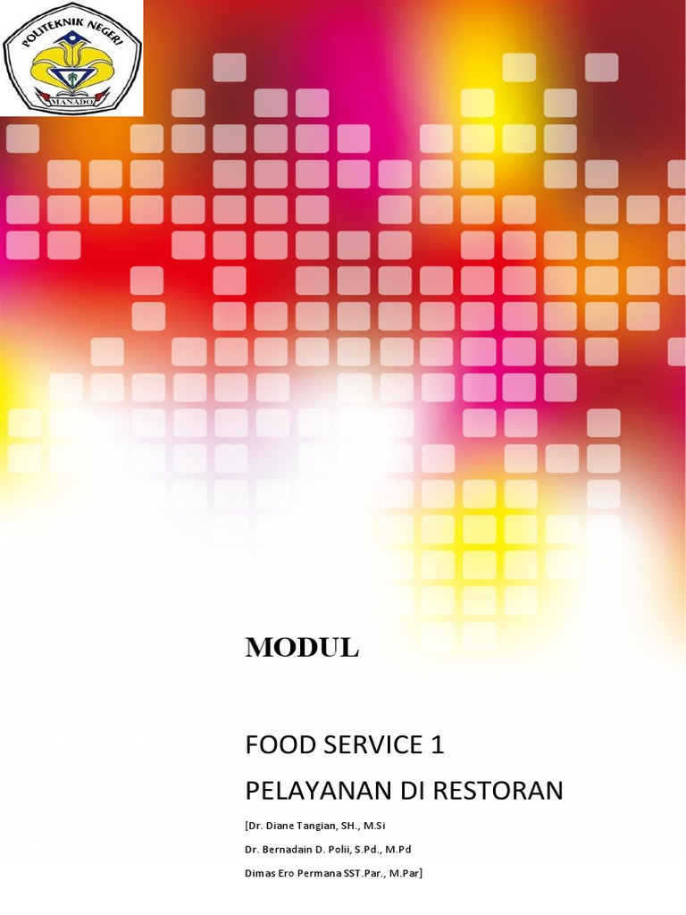 Modul Food Service 1 Pelayanan Di Restoran | PDF