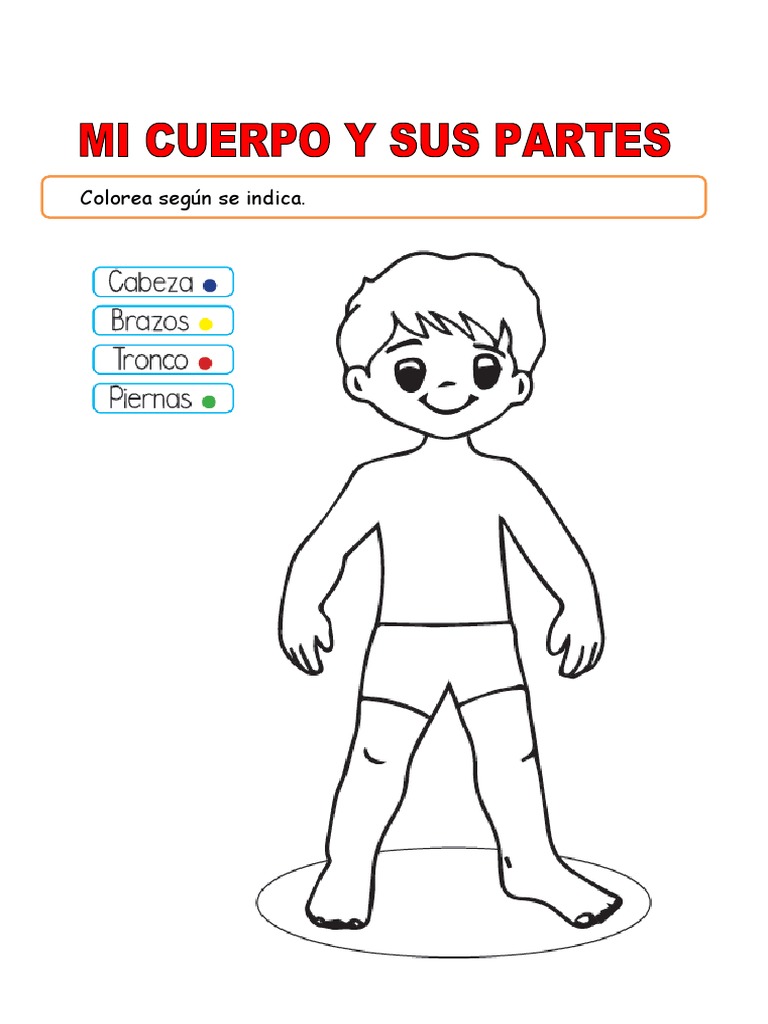 Mi Cuerpo y Sus Partes para Ninos de 5 Anos | PDF