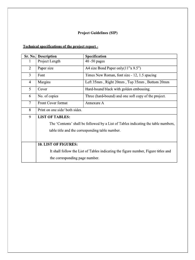 Project Specification | PDF