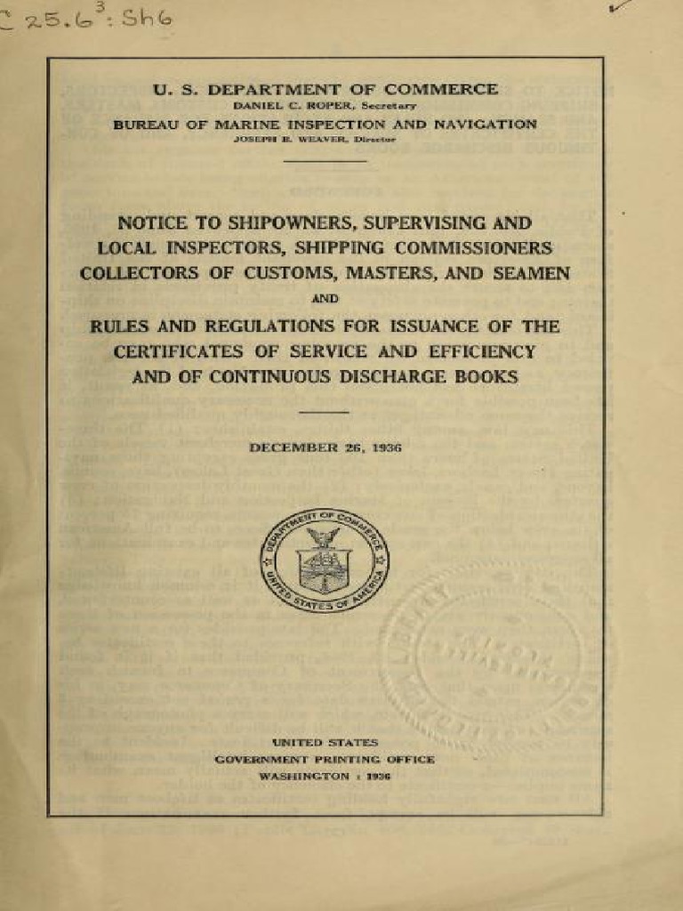 1936 Continuous Discharge Book-All | PDF