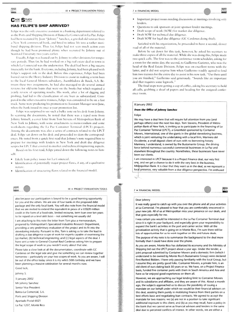 Felipe's Ship Case Study | PDF