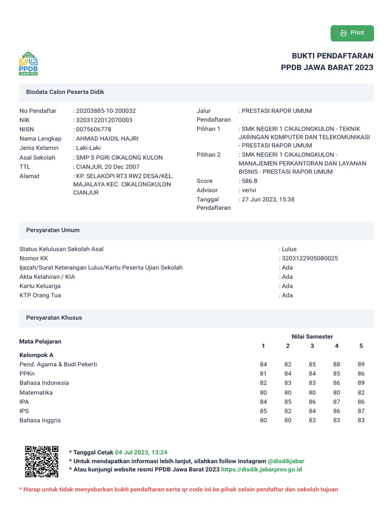 PPDB Jawa Barat 2023 - v2.1.6 | PDF