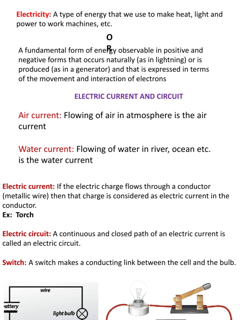 Understanding Electric Current & Circuits | PDF | Science & Mathematics
