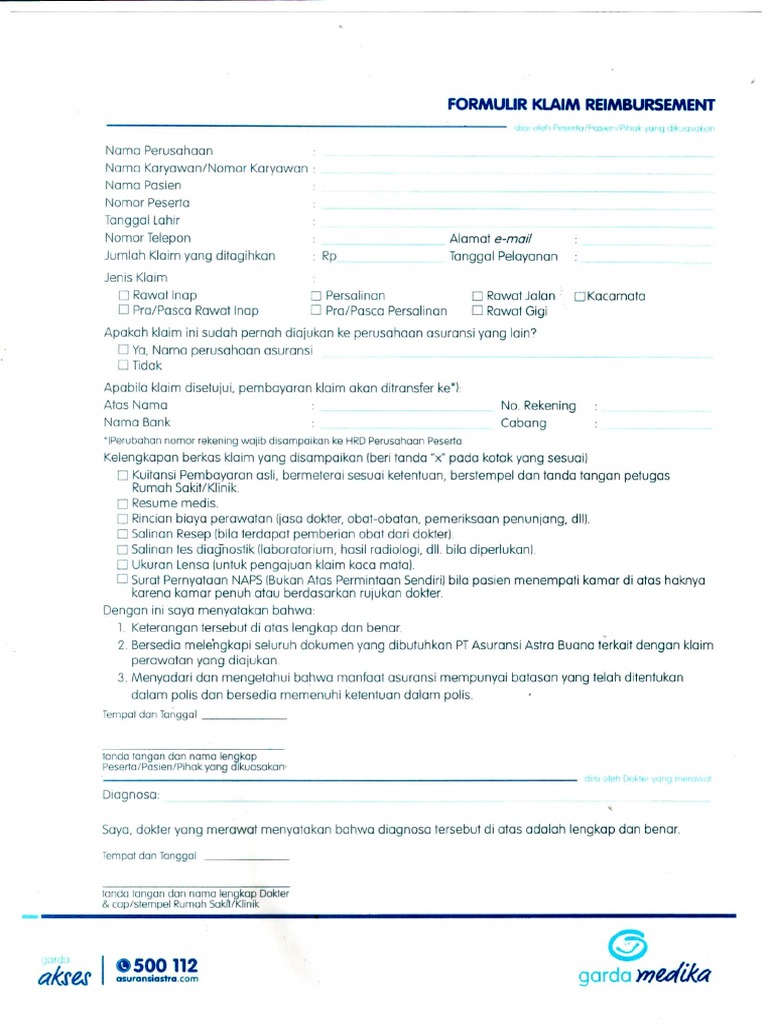 How To Claim Garda Medika | PDF