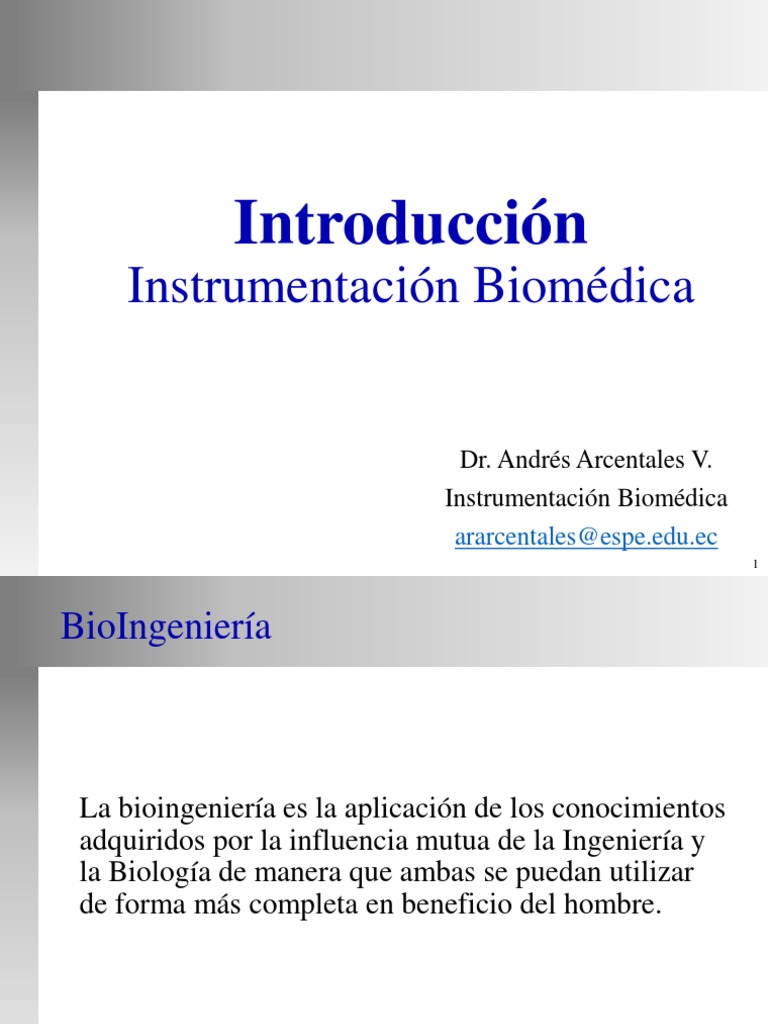 1_1_BioM_Intro | PDF | Ciencias de la vida | Medicina