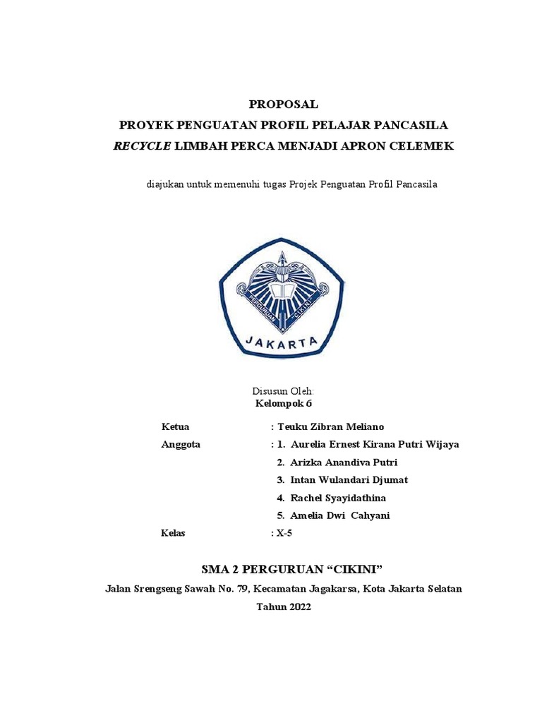 PROPOSAL Projek 4 | PDF