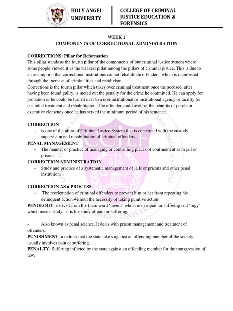 Non Institutional Correction Lesson 1 3 | PDF | Probation | Prison
