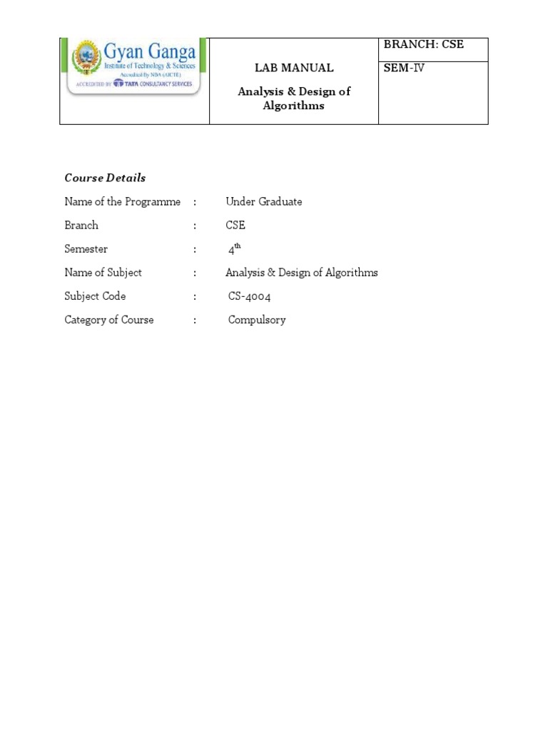 ADA LAB MANUAL - For Reference | PDF