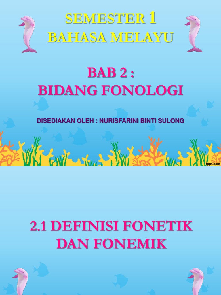 Bab 2.1 - Definisi Konsep Fonologi | PDF