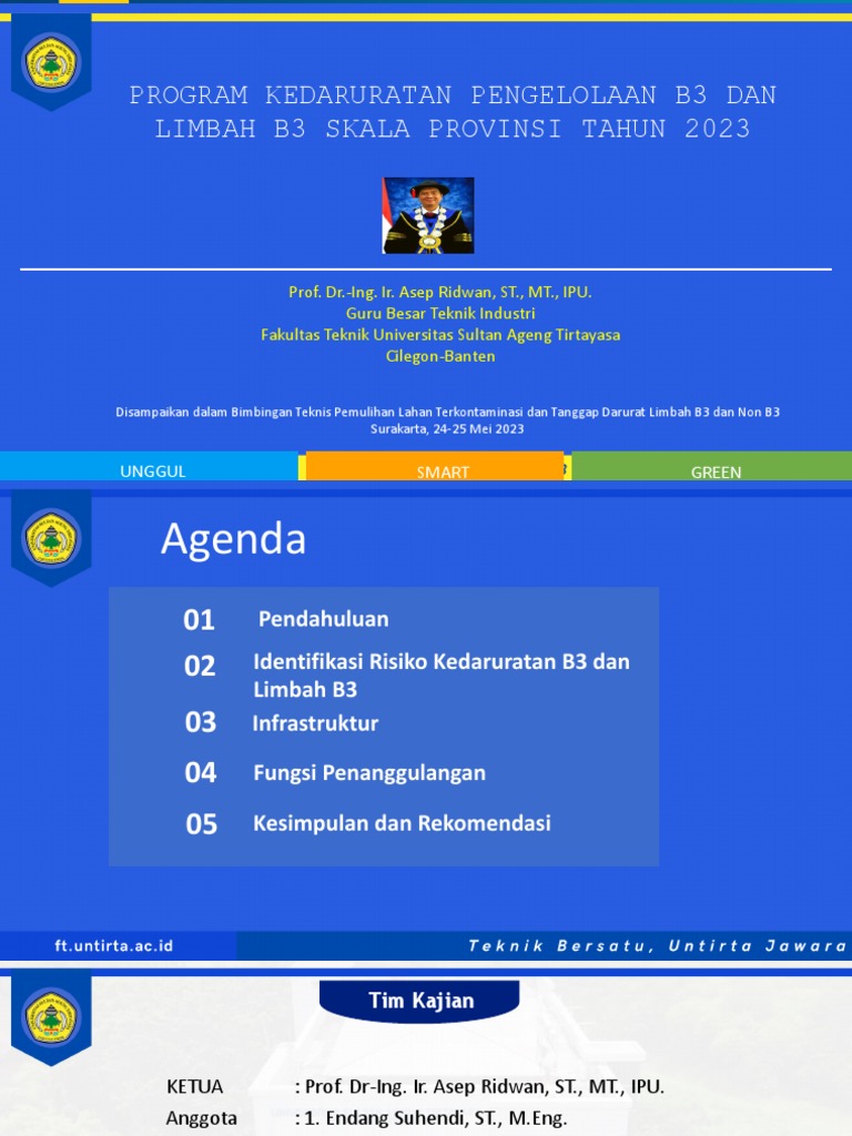 Asep Ridwan - Program Kedaruratan B3 Dan Limbah B3 (PLB3) Tahun 2023 | PDF