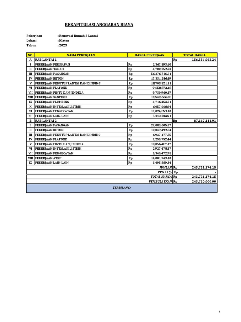 Rab Renov Total - r2 | PDF