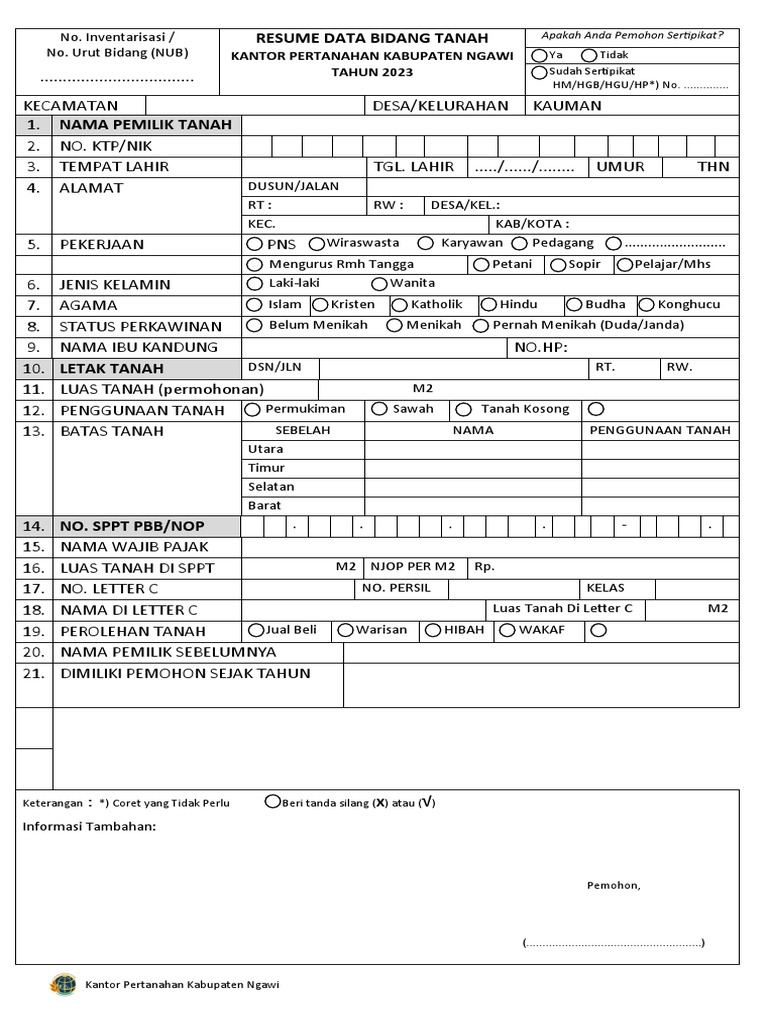 Form Resume | PDF