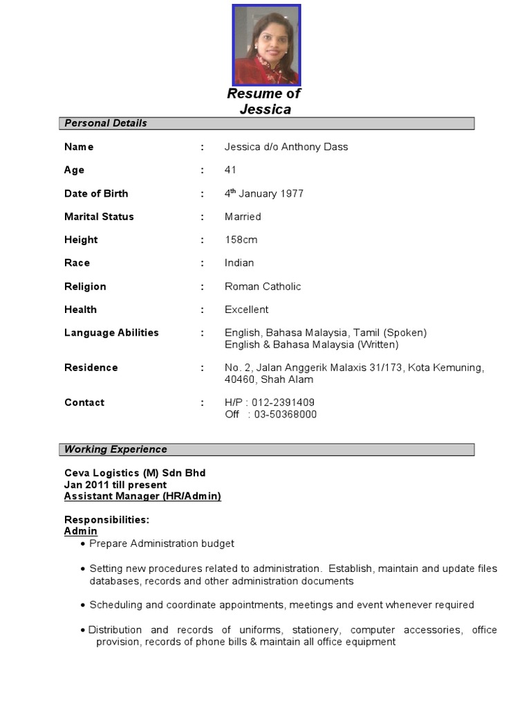 Jessica' Resume 1 | PDF | Recruitment | Human Resources
