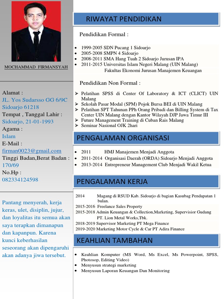 CV Firman | PDF