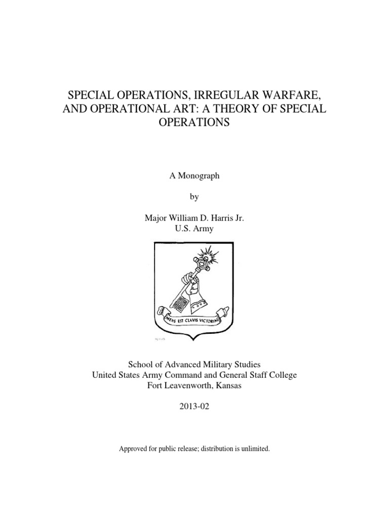 Irregular Warfare Special Operations And-2 | PDF | Irregular Military ...