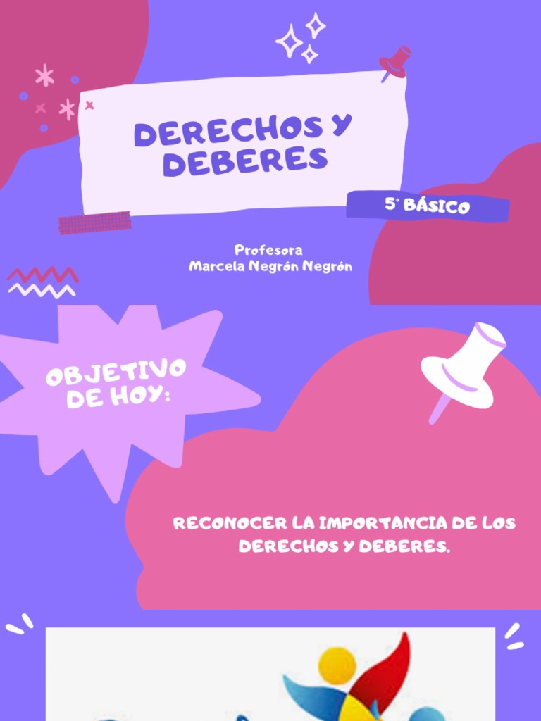 5° Básico - Derechos y Deberes | PDF