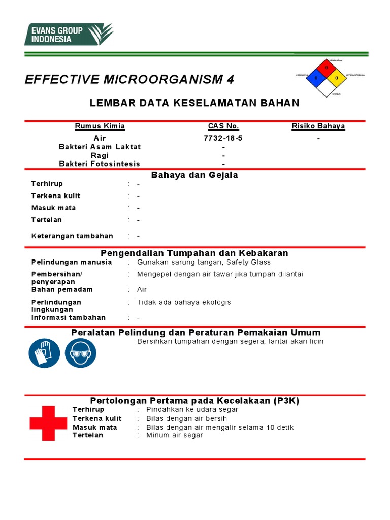 Resume MSDS EM4 | PDF | Hukum | Sains & Matematika