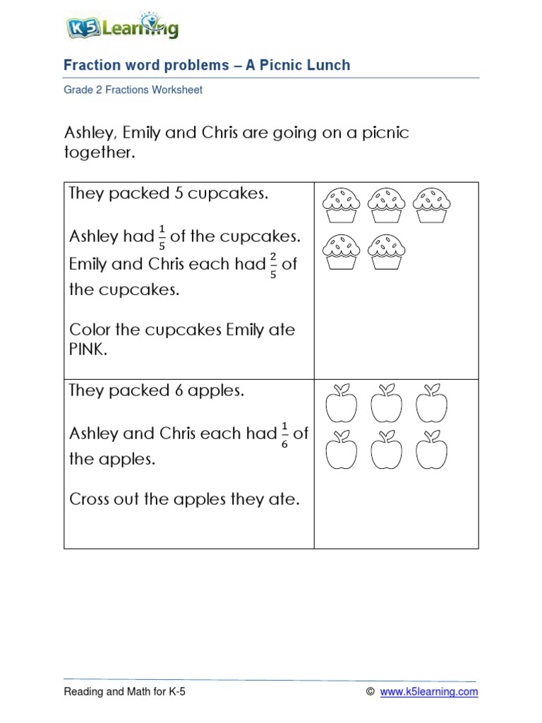 ITMC Contest Grade-2-Fractions-Word-Problem-B | PDF
