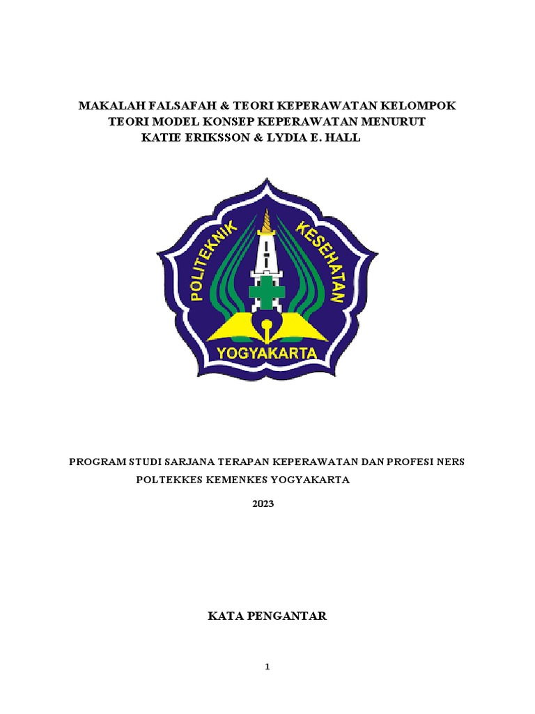 Makalah Falsafah Teori Model Konsep Keperawatan Menurut Katie Eriksson ...