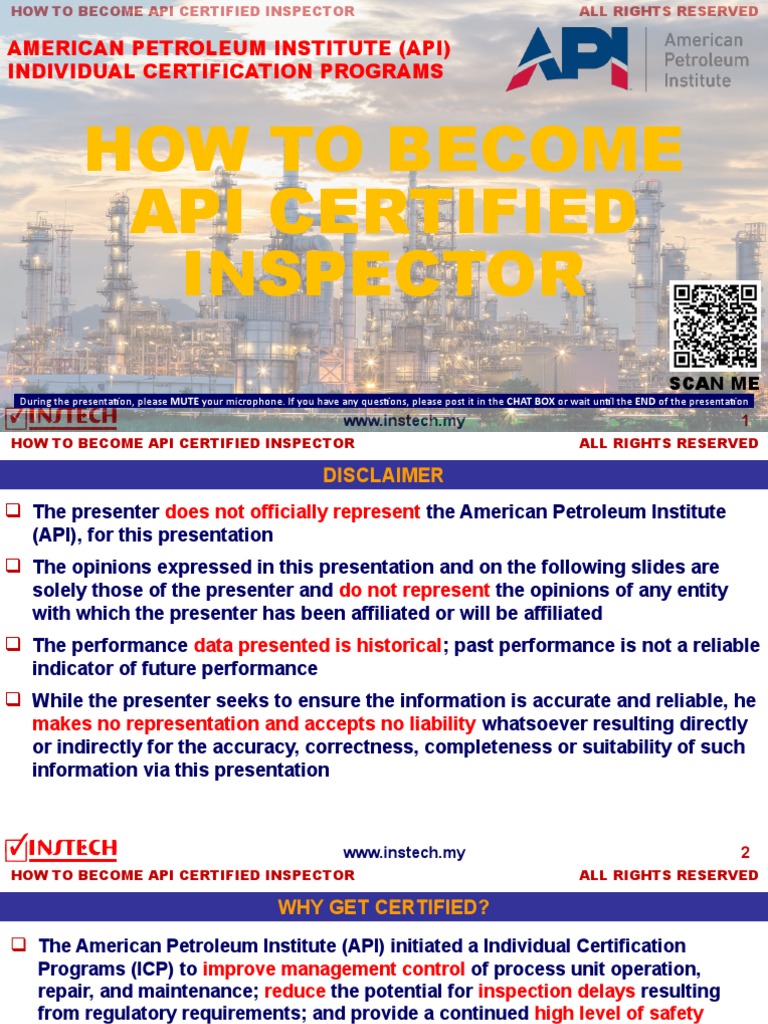 2022-08-August-How To Become API Certified Personnel Presentation-Full ...