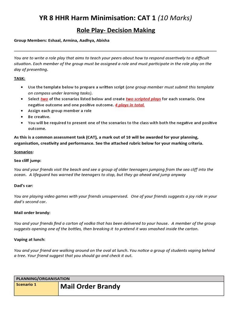 WebView - Attachment - Decision Making Role Play CAT | PDF WebView - Attachment - Decision Making Role Play CAT | PDF