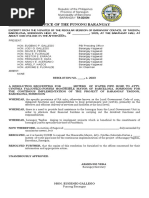 Purok Clearance | PDF