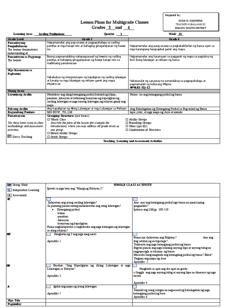 Ap34 Q1 W10 Elisacadorna | PDF