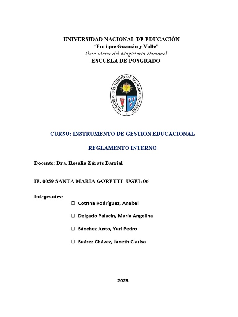 REGLA | PDF | Enseñando | Maestros