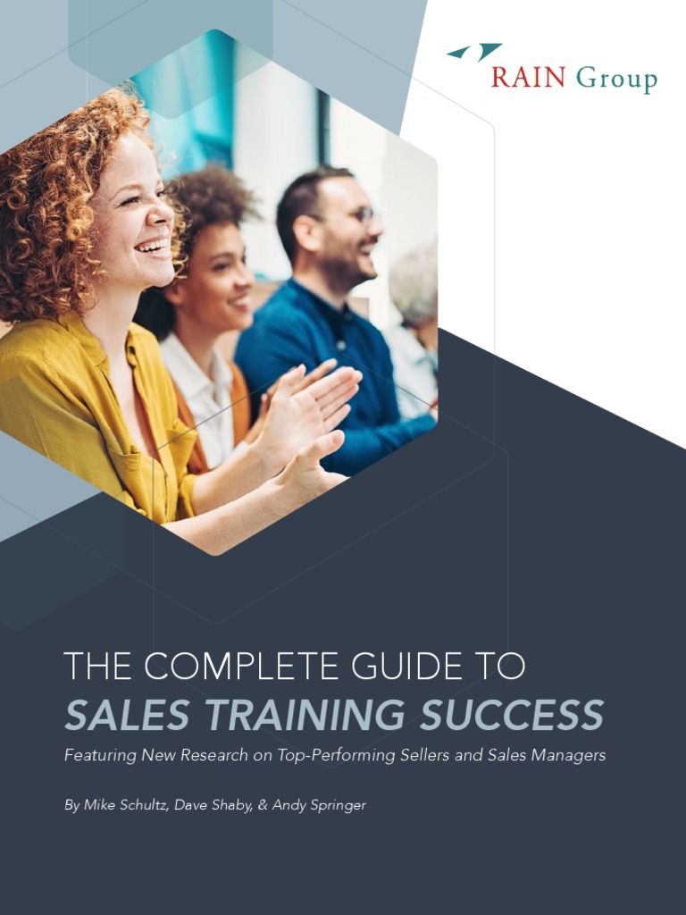 The Complete Guide To Sales Training Success Revised Pdf