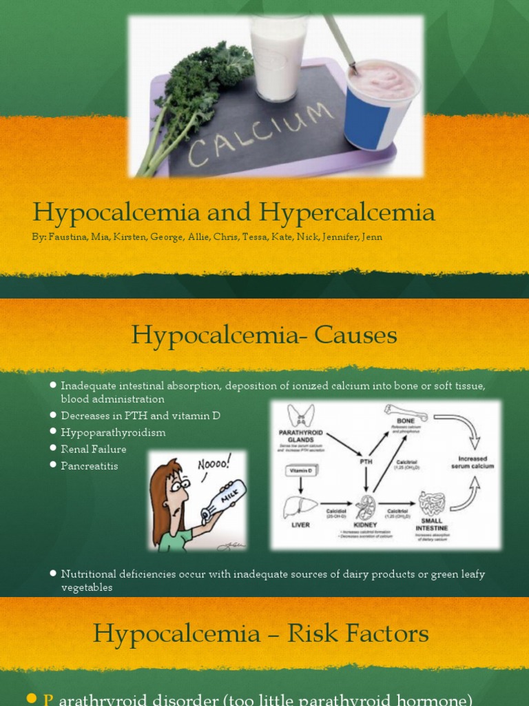 Hypo&Hypercalcemia | PDF | Clinical Medicine | Medical Specialties