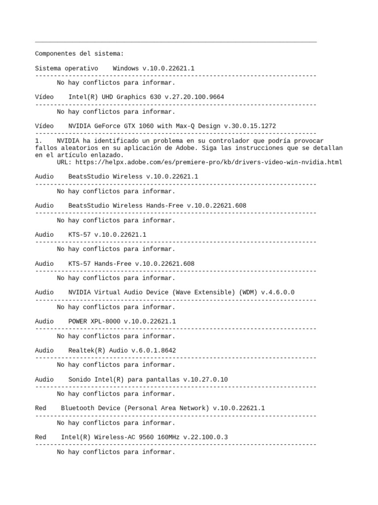 System Compatibility Report | PDF