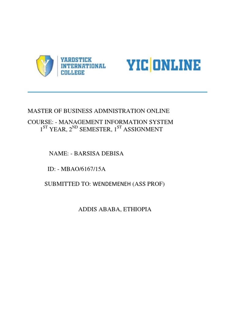 MIS 1st Assignment PDF | PDF | Banks | Interest