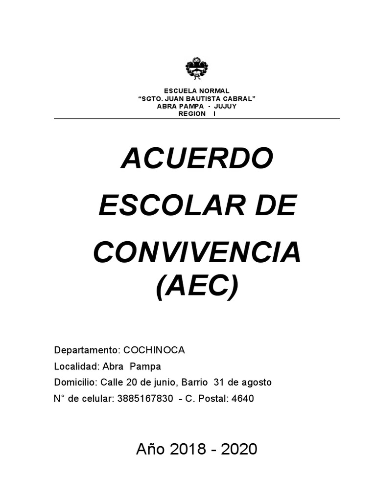 11 DEFINITIVO-UNICO A LEER AEC - ESCUELA NORMAL - ABRA PAMPA ...