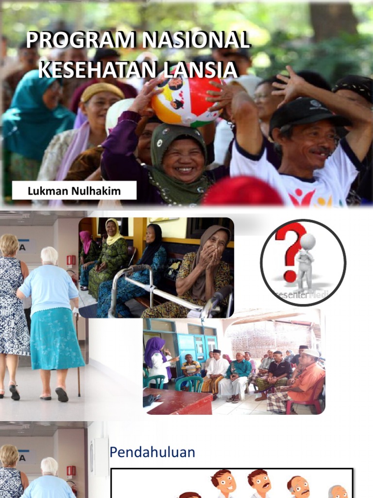 Program Nasional Kesehatan Lansia | PDF